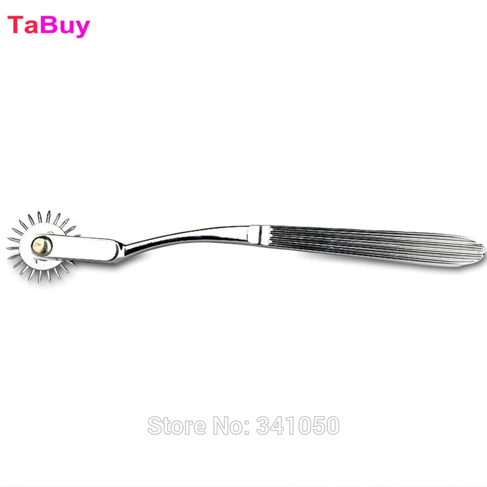 Tabuy Adult Games Deluxe Diagnostic Hammer Pin Wheel BDSM Gear Roller Rolling Wartenberg Wheel ...