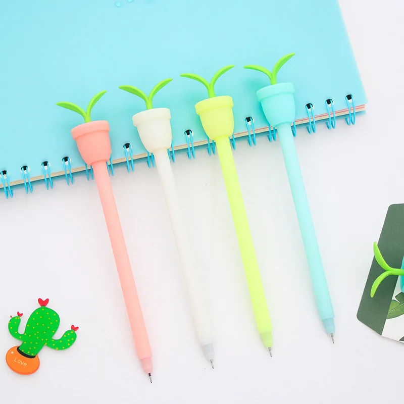 Caneta de gel para publicidade, caneta coreana de flores fofa para ...