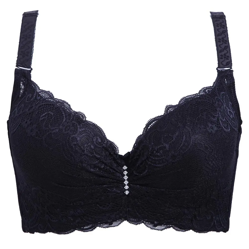 Women Bra Push Up Sexy Lace Brassier intimates Ladies Big Size Bra ...