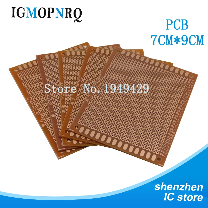 5Pcs DIY Prototype Paper PCB Universal Experiment Matrix Circuit Board ...