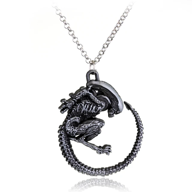 Alien Covenant Xenomorph Pendant Necklace Cub Monster Pendant Unisex ...