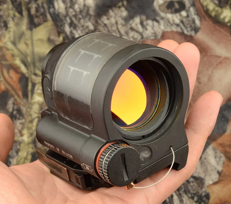 Tactical Solar Power trijicon srs style 1x red dot sight scope with qd ...