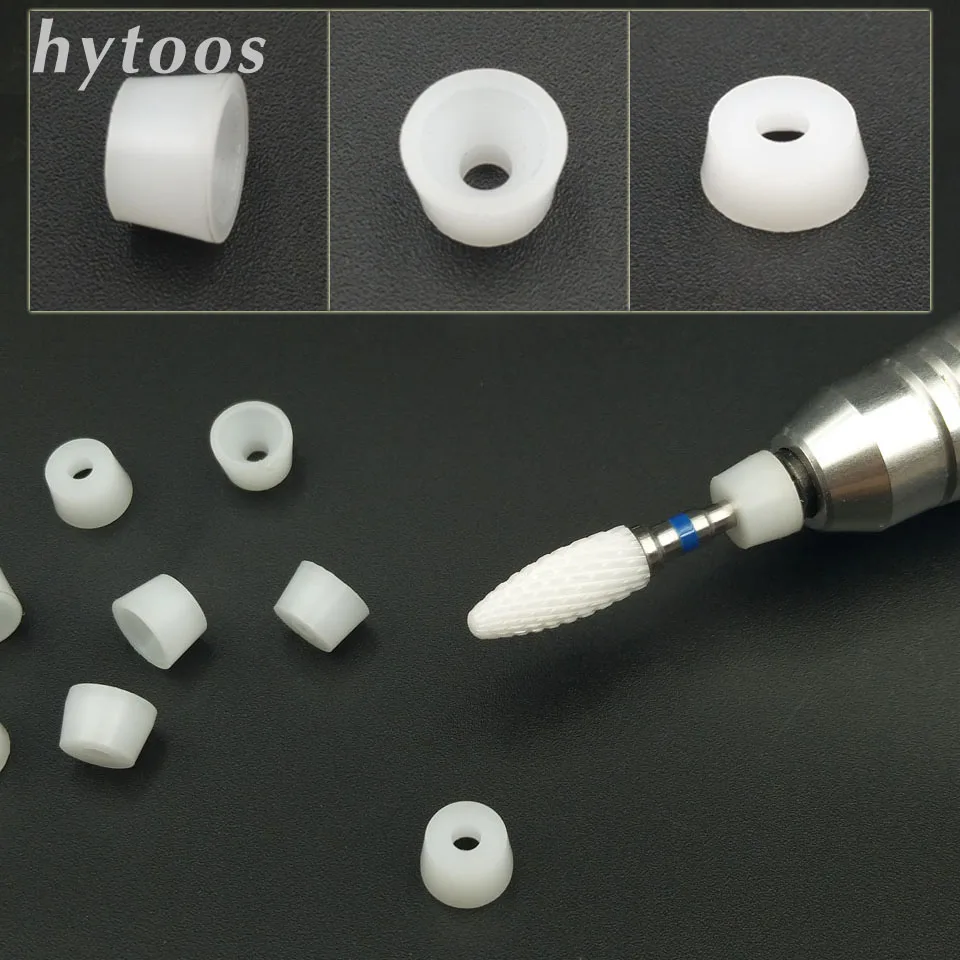 HYTOOS 1 Pack Nail Drill Plastic Protection Caps Used on 3/32" Nail ...