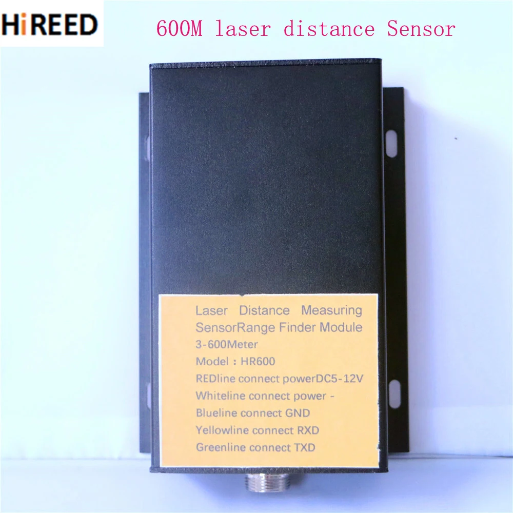 600m Rangefinder Sensor Laser Distance Meter Serial Module Distance ...