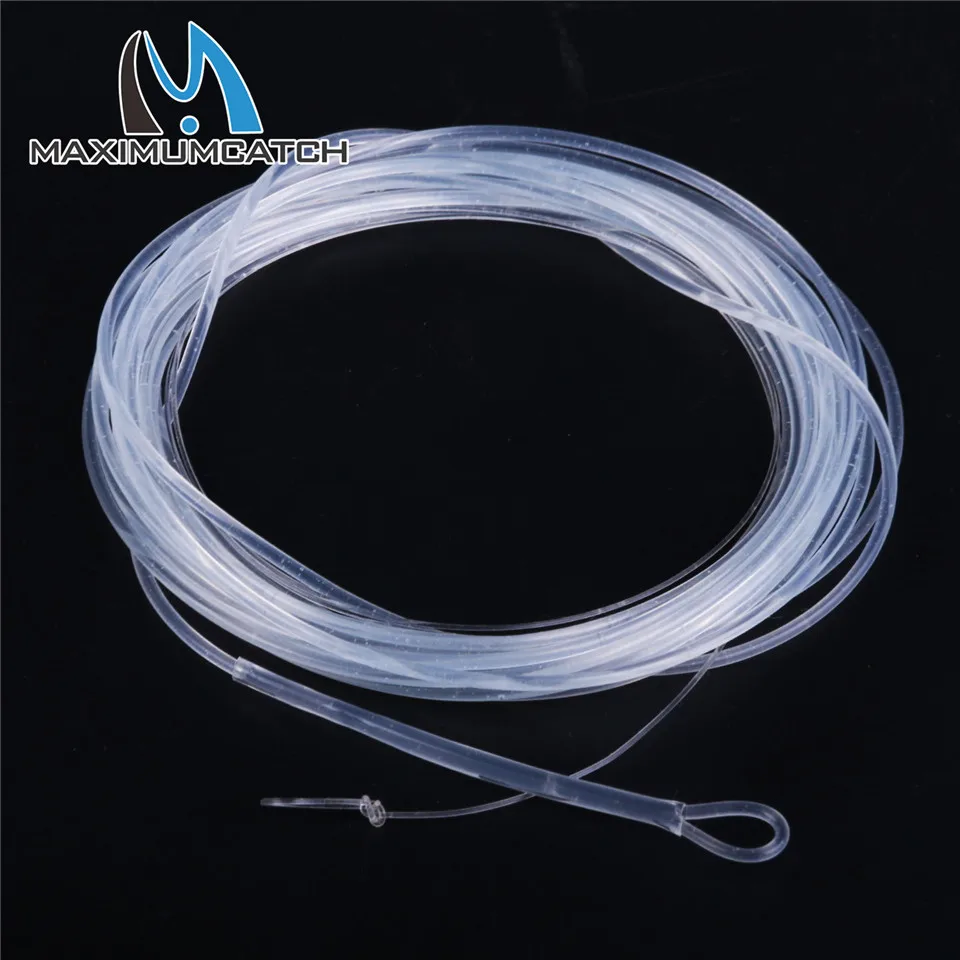 Maximumcatch 2pcs 7ft 10ft Clear Color 12lb 24lb Fishing Poly Leader ...