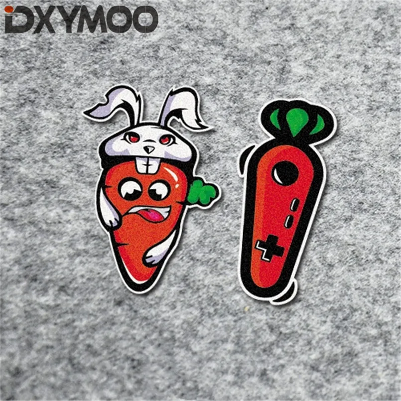 Auto-Window-Stickers-Funny-Rabbit-Transform-Carrot-Game-Motor-Bike-Car ...