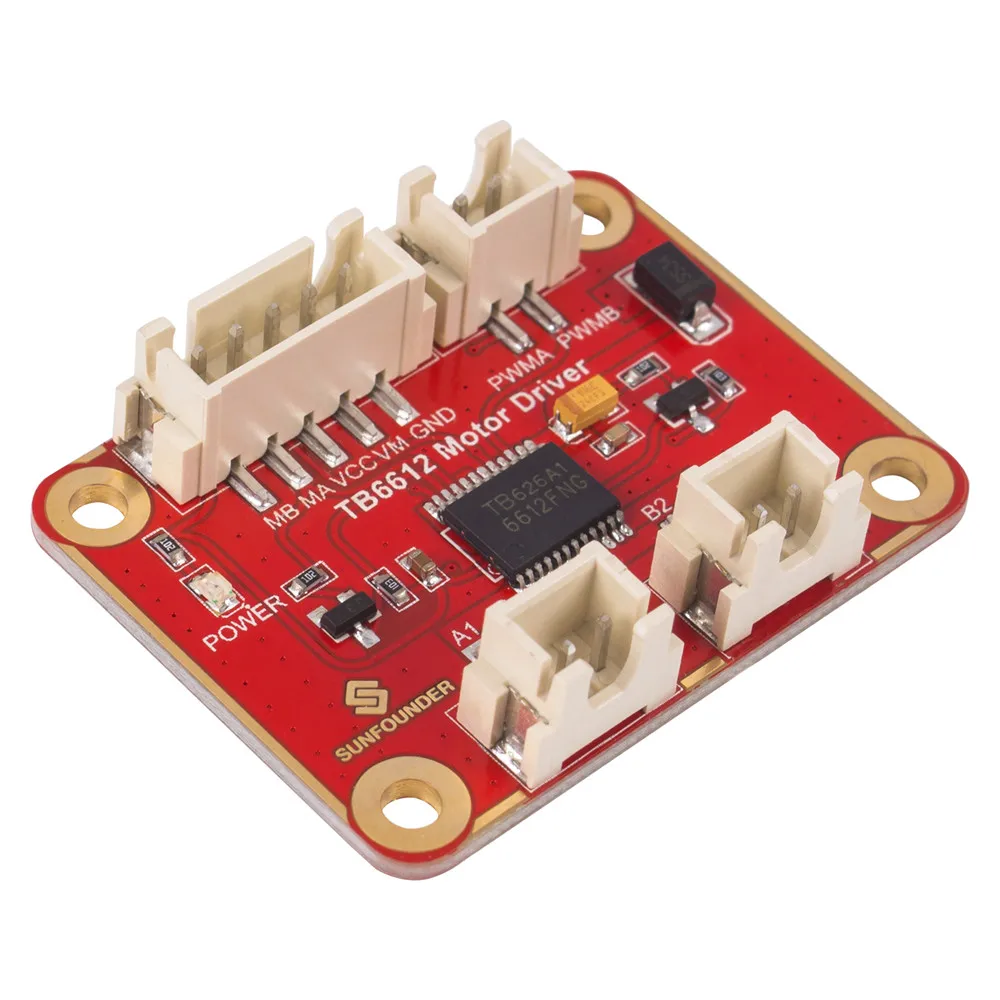 SunFounder TB6612 1.2A DC Motor Driver Module for Arduino or Raspberry ...