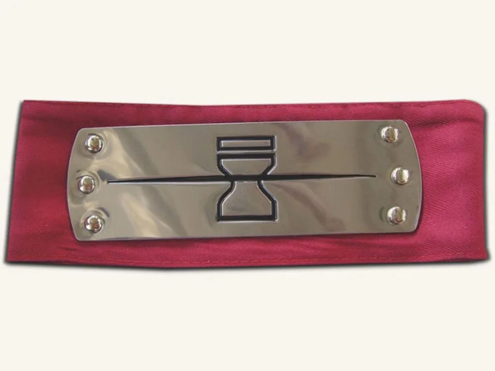 Naruto Gaara Ninja Invisível Sand Village HeadBand Cosplay Desonestos ...