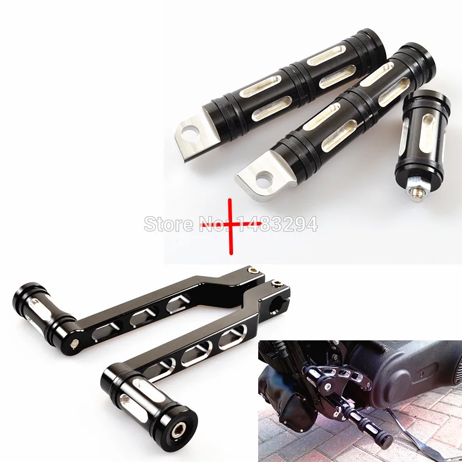 Edge Cut CNC Heel/Toe Shift Lever With Shifter Peg + CNC Footrest ...