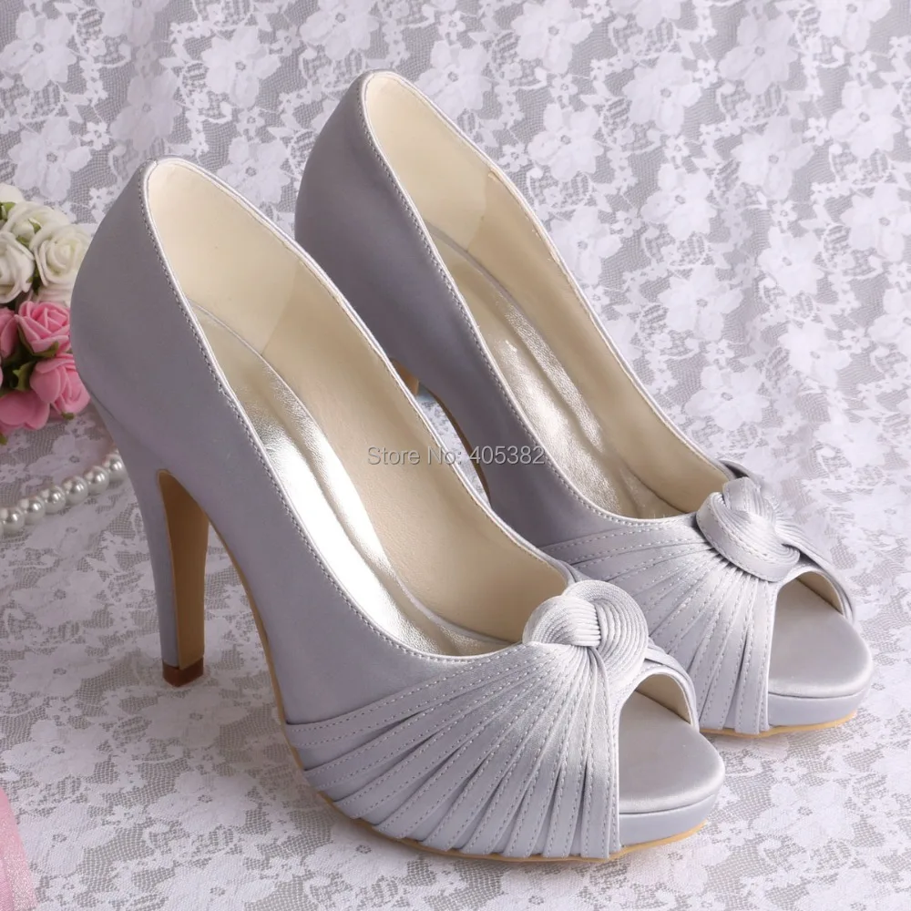 chaussure soiree grise