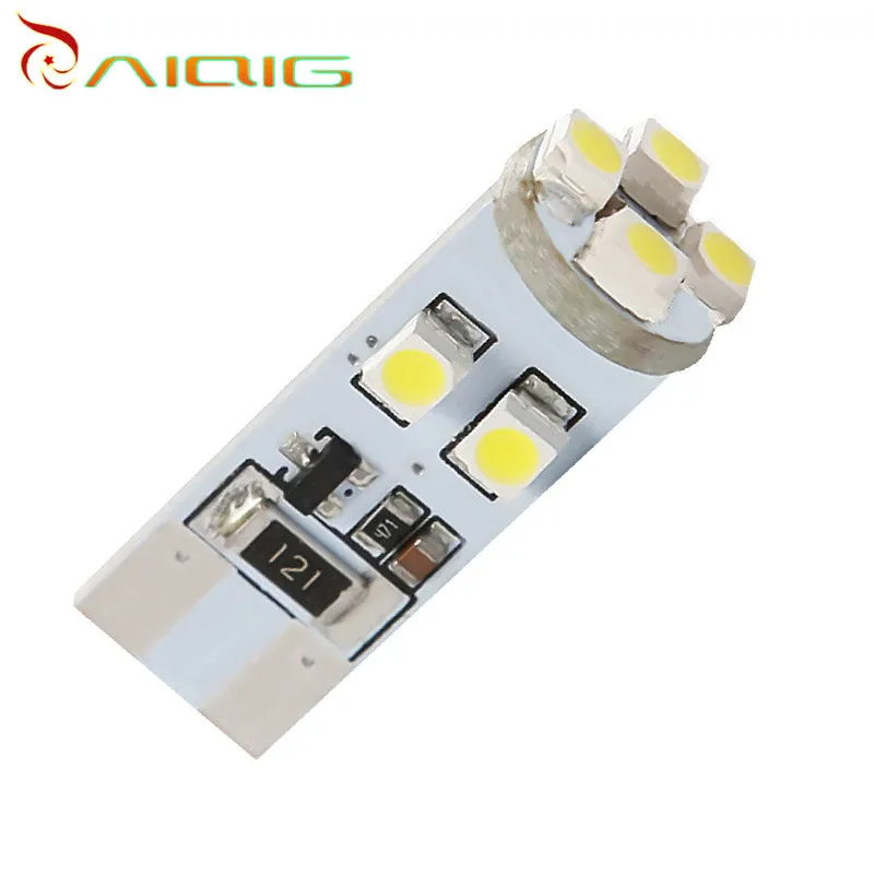 10pcs T10 8SMD White CANBUS OBC Error Free W5W LED Bulb 501 dash lamp ...