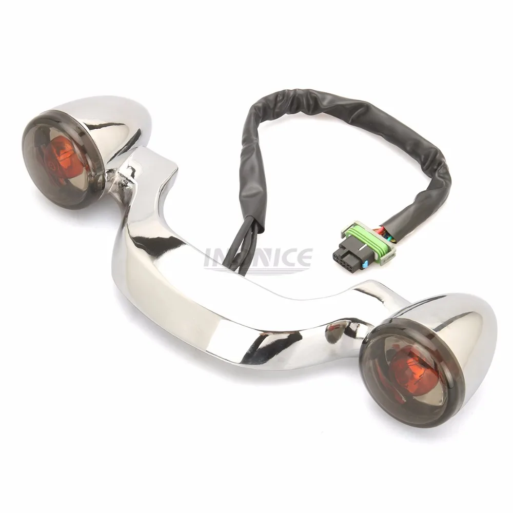 Chrome Bullet lights for harley Road King Special FLHRXS rear light ...