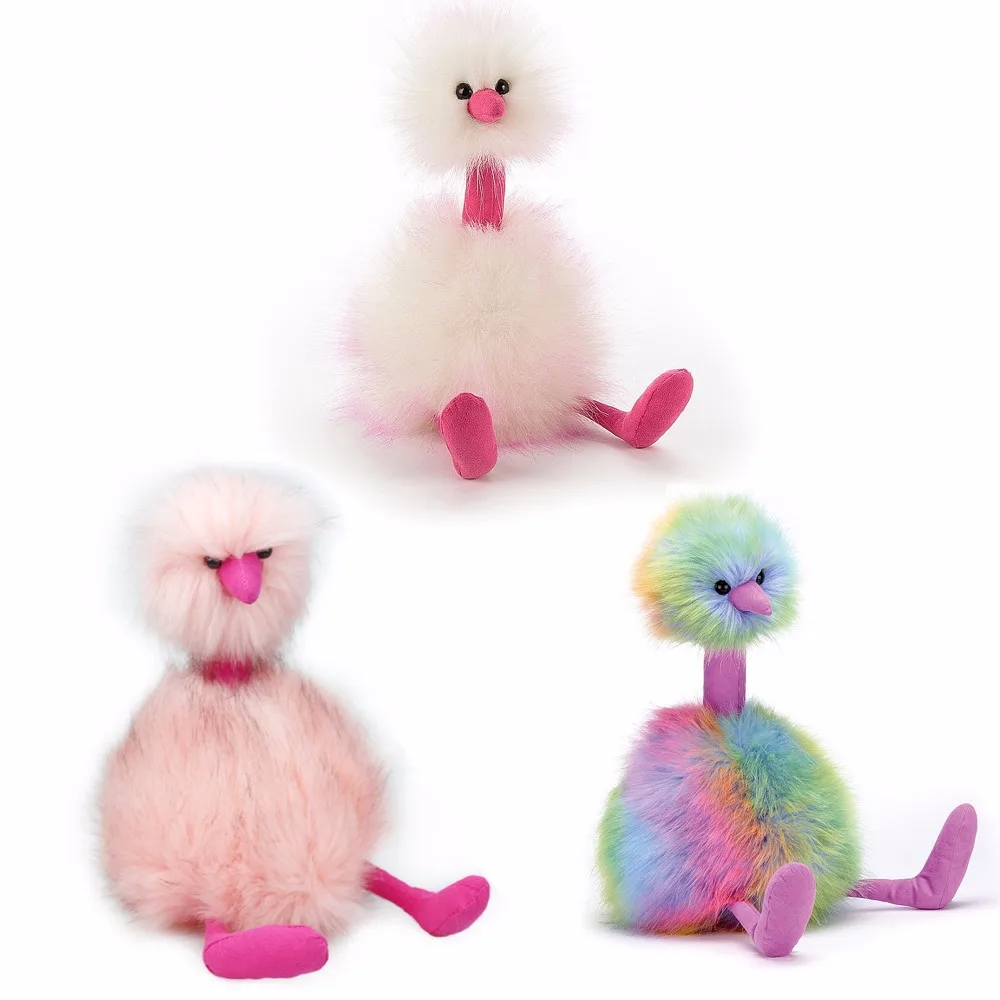 Plush Cartoon Bird Toy New Style Ostrich Dolls Decoration Christmas ...