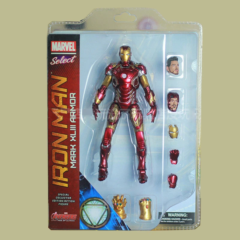 On Sale New Hot TheAvengers IronMan Action Figure Model 20cm MK42 MK43 ...