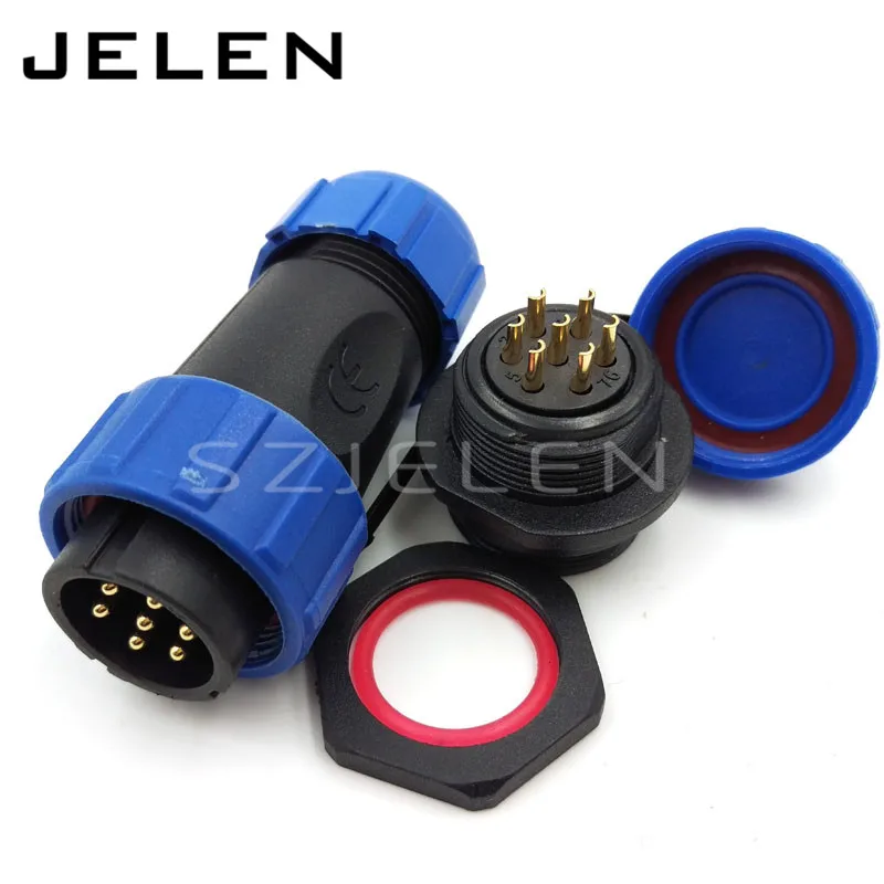 SP2110/P7 7 pin cable connector,wire connector, ip68 connector ...