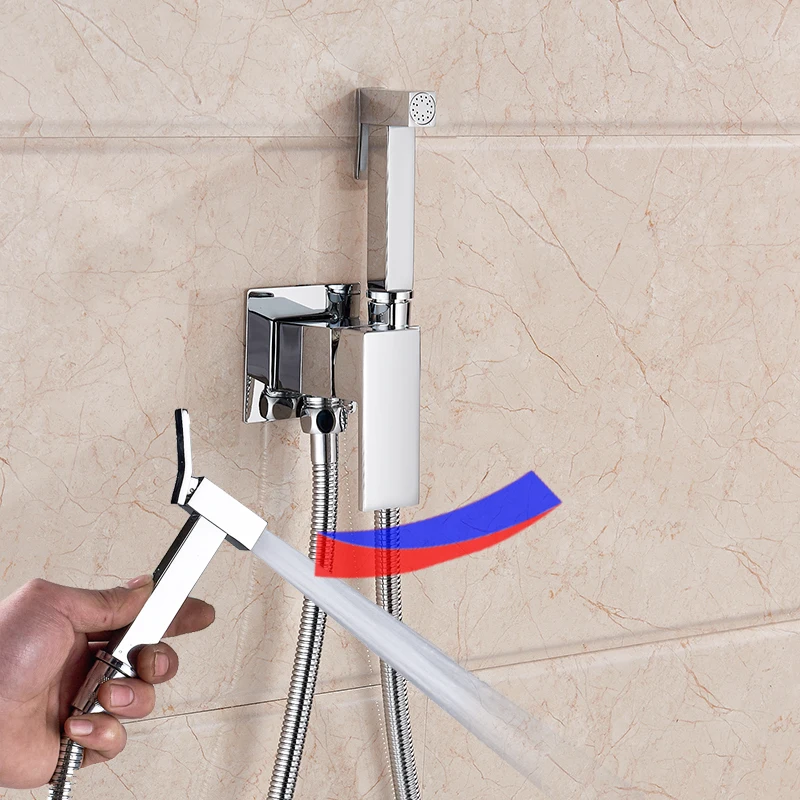 FMHJFISD Bidet Faucet Brass Shower Tap Washer Mixer Muslim Ducha ...