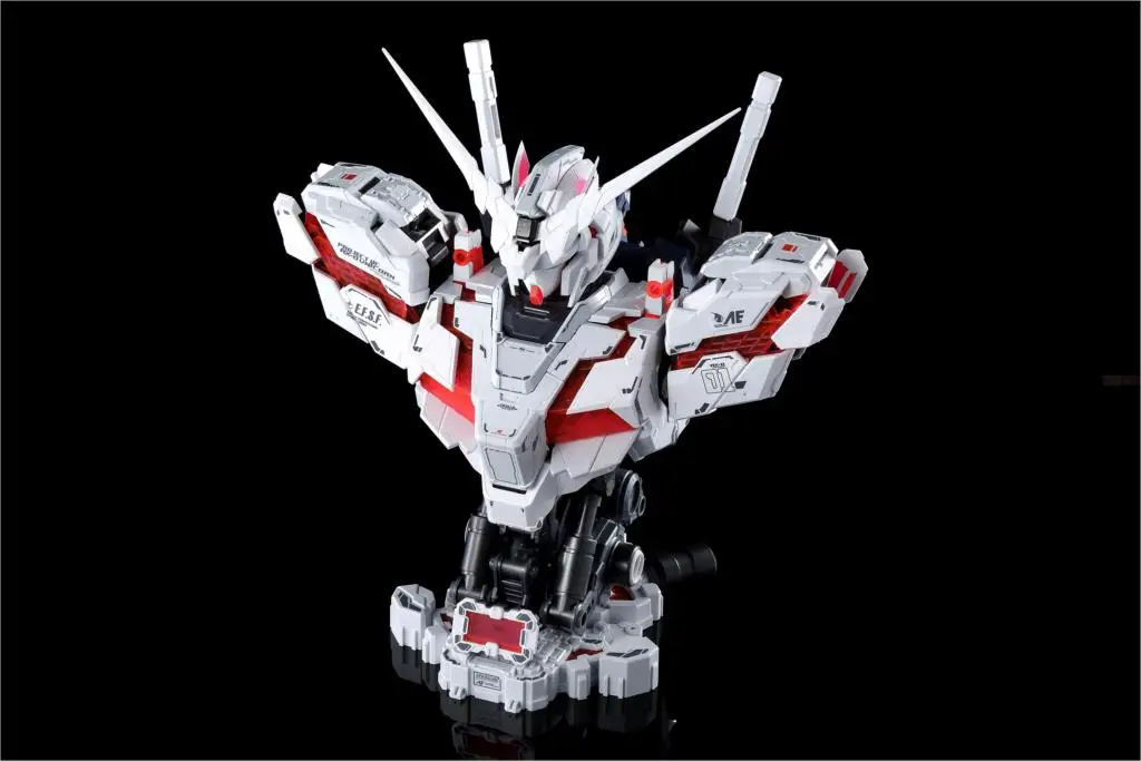 KNL HOBBY Gundam 1/35 RX-0 Unicorn Bust NT-D System full psycho-frame ...