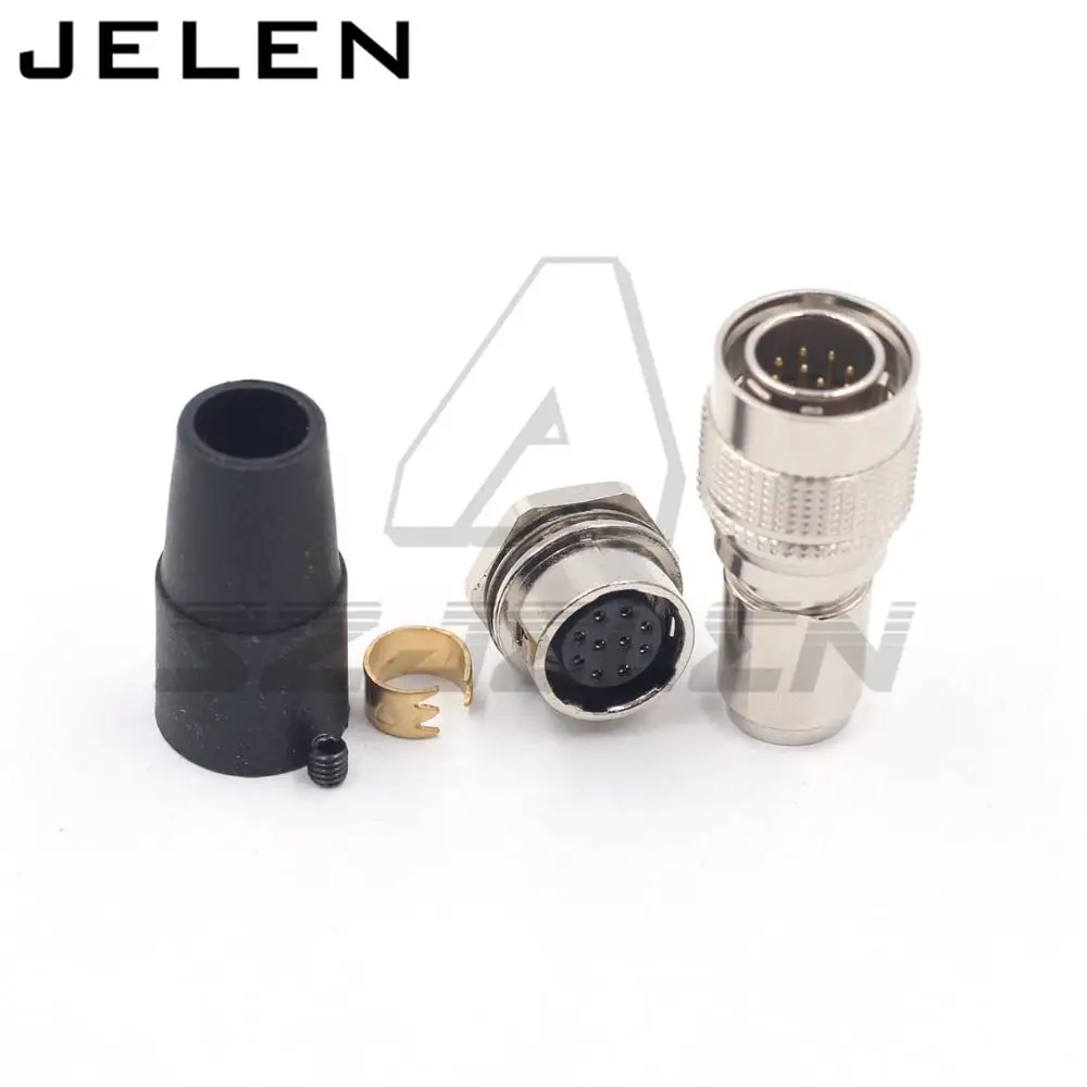 Hirose connector plug and socket 10 pin , HR10A 10P 10P/HR10A 10R 10S ...