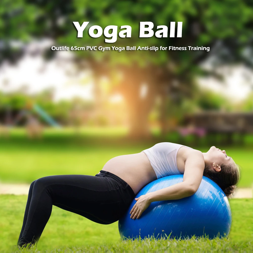 5 Colors Yoga Ball for Fitness 65cm Pilates Balance Sport Fitball ...