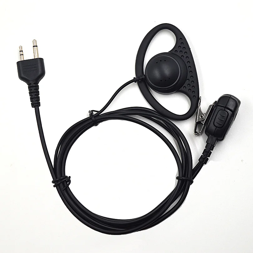 XQF Clip Earphone PTT Mic Earpiece Headset for Midland Radio G7 G9 ...