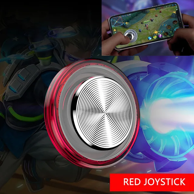 Round Game Joystick For Mobile Phone Rocker Tablet Android Iphone Metal ...