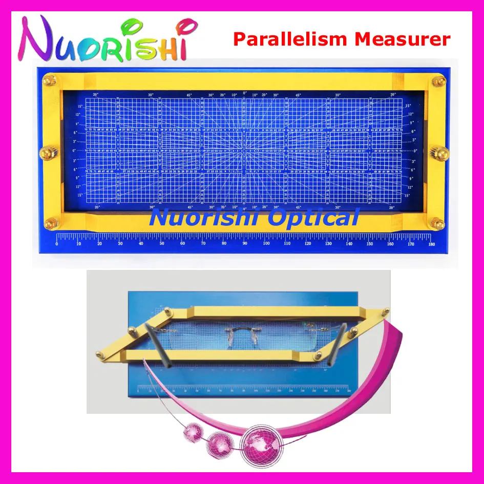 Optical Glasses Parallelism Measurer Measuring Instrument Tester Check