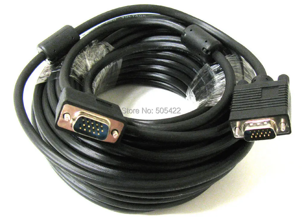 Cabo vga hd15 100 premium, cabo svga dourado de m/m|cable vga|vga cable ...