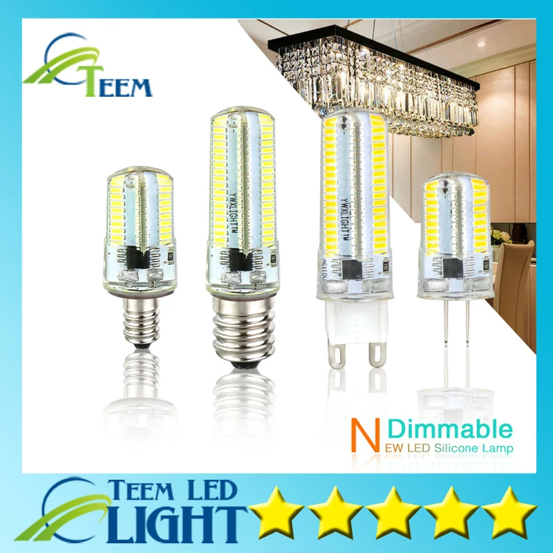 X2pcs에 뜨거운 Led G9 G4 전구 E11 E12 14 E17 G8 디 밍이 가능한 램프 110 볼트 220 볼트 스포트 ...