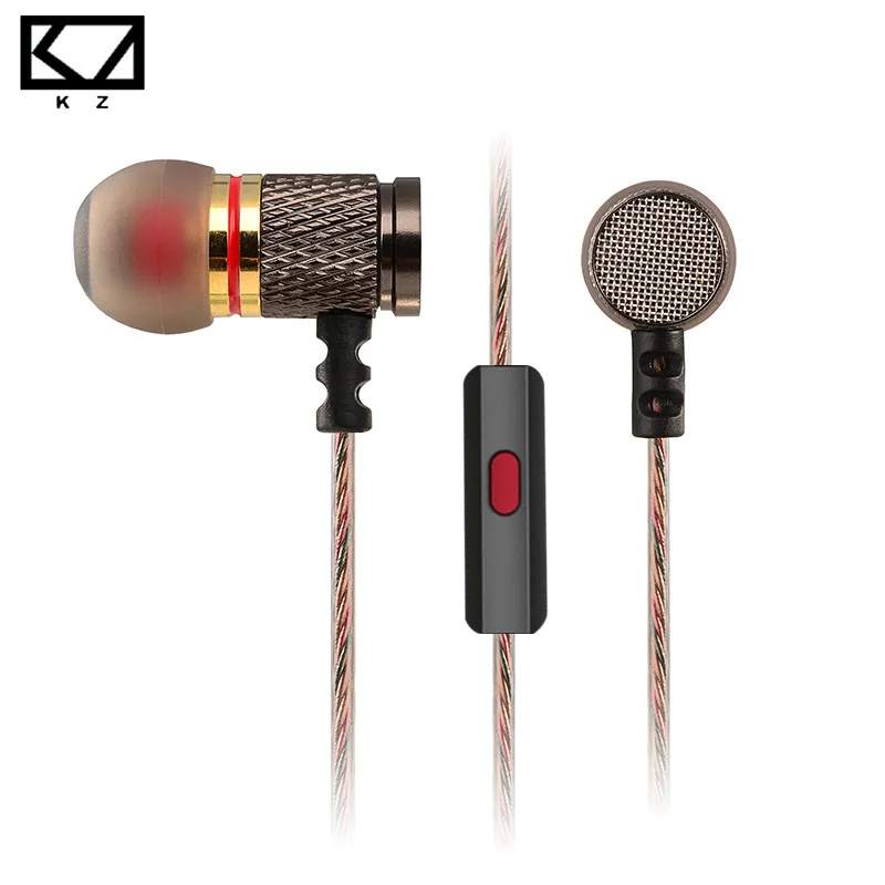 Original KZ EDR1 Earphone In Ear Bass HIFI DJ Earphone Music Enthusiast ...