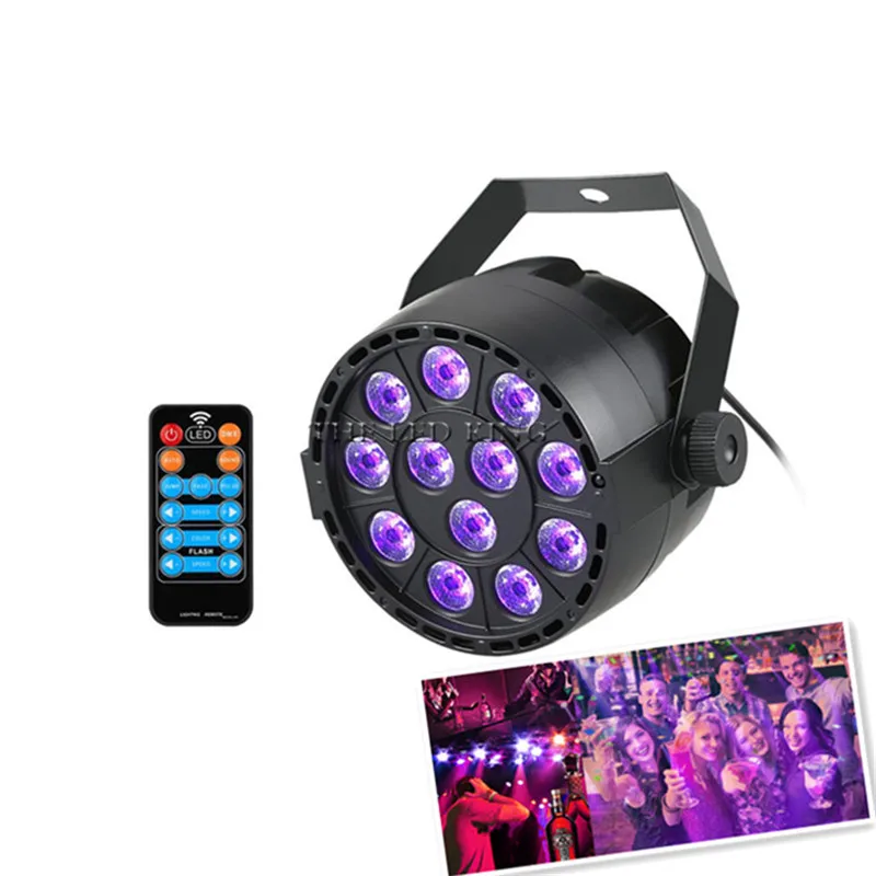 1x 36w Uv Led Stage Light Sound Active 12 Leds Auto Dmx Ultraviolet ...