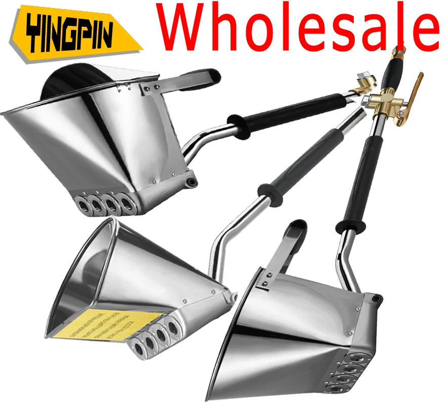 1pc rápida pistola de cimento argamassa gesso render pulverizador funil ...