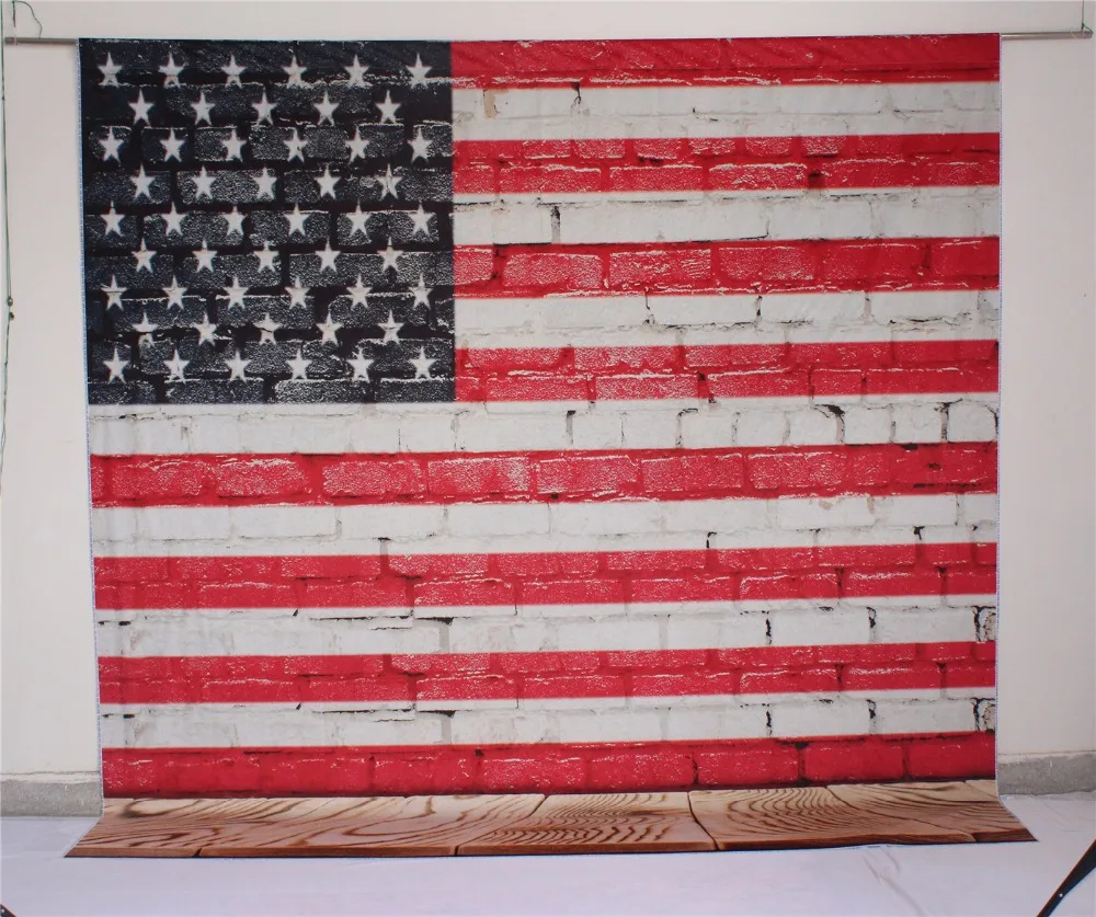 Kate 5X7FT American Flag Wood Wall Photography Backdrops Newborn ...