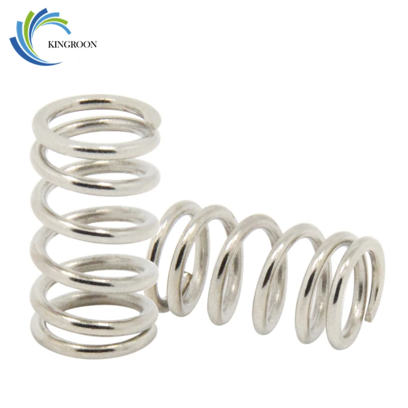 10pcs Stainless Steel Springs 3D Printer Parts 6.8mm Spring For UM2 ...