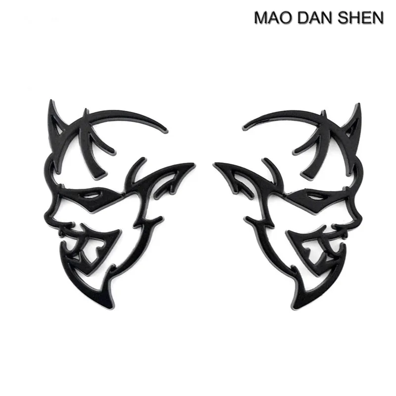 1 Sets demonio Hellcat emblema car Fender side badge sticker FIT para ...