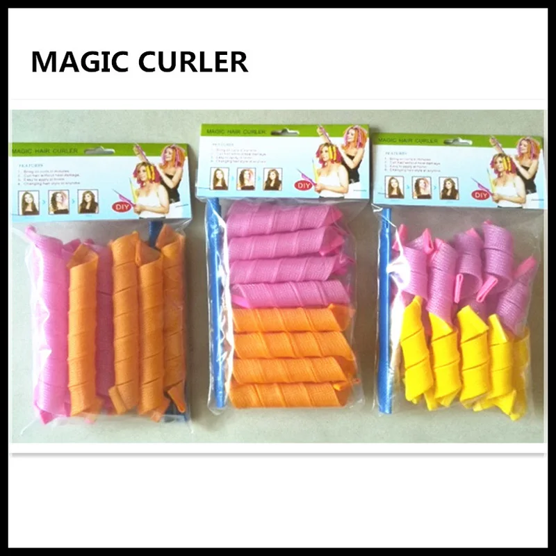 1 pack Hair Rollers DIY Plastic Hair Styling Tools Magic Volume Magic ...