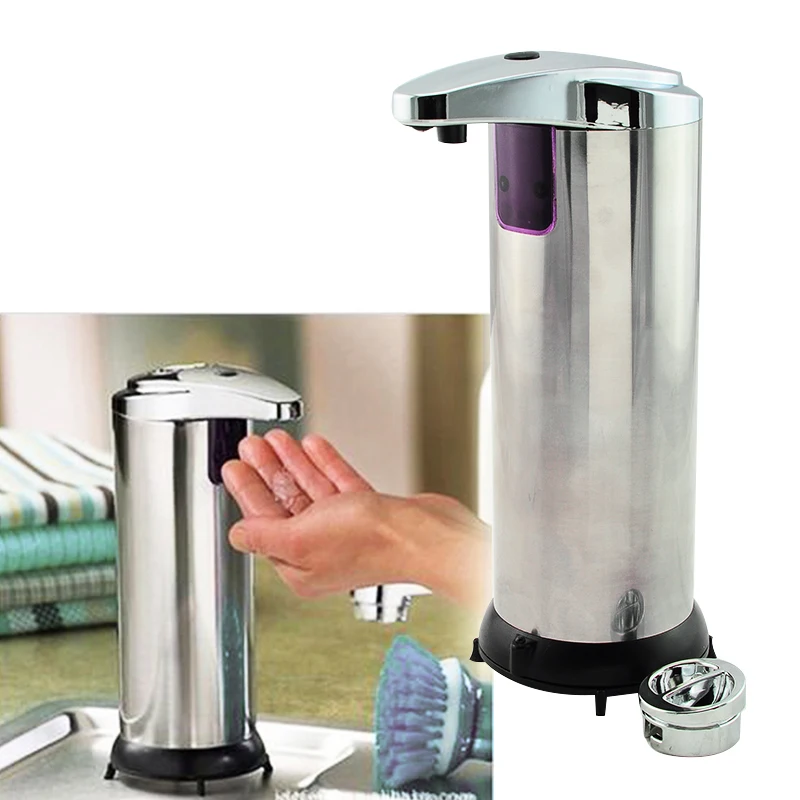 280ml Automatic Stainless Steel Hands Free Automatic IR Sensor ...