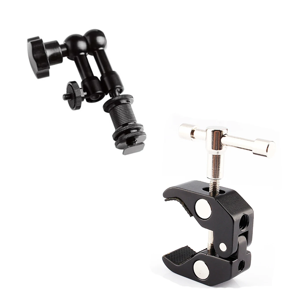 7"inch Adjustable Friction Articulating Magic Arm + Super Clamp For ...