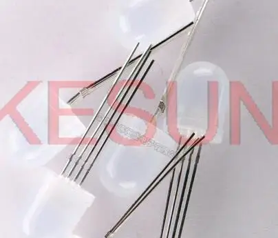 250pcs X 10mm Rgb Diffused 4pin Super Bright Common Anode/cathode Led ...