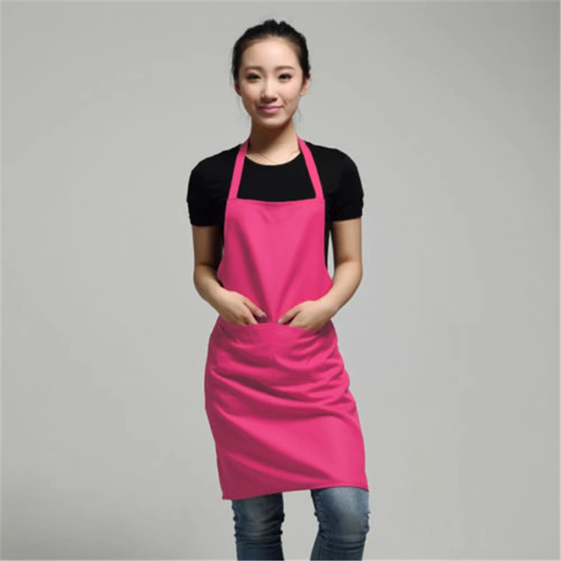 2017 New Black Cooking Baking Aprons Kitchen Apron Restaurant Aprons For Women Home Sleeveless