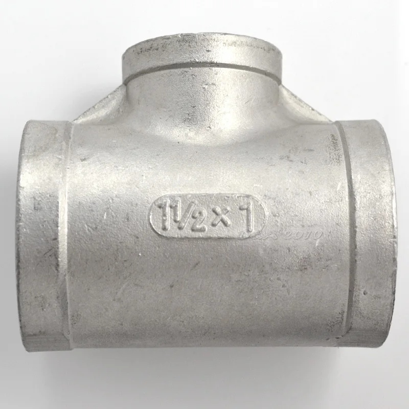 1 1/2"X1"X1 1/2" Female Tee Threaded Reducer Pipe Fittings F/F/F ...