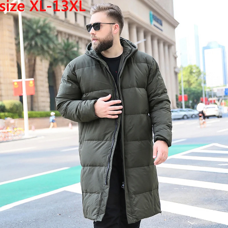 New arrival super large Jacket Men with hood Thicker White Duck Down ...