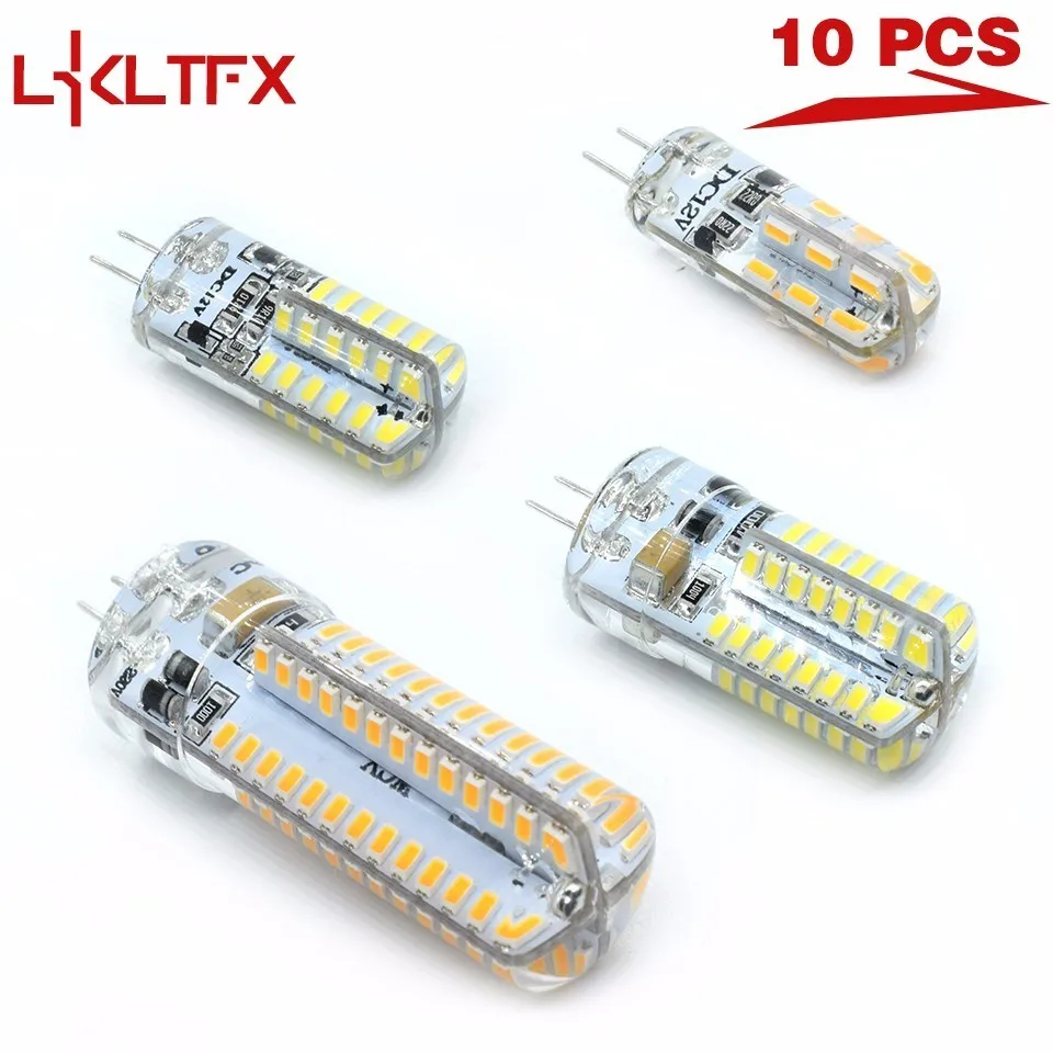 LKLTFX DC 12V / AC 220V G4 LED Lamp SMD3014 2835 1W 2W 3W G4 LED Bulb ...