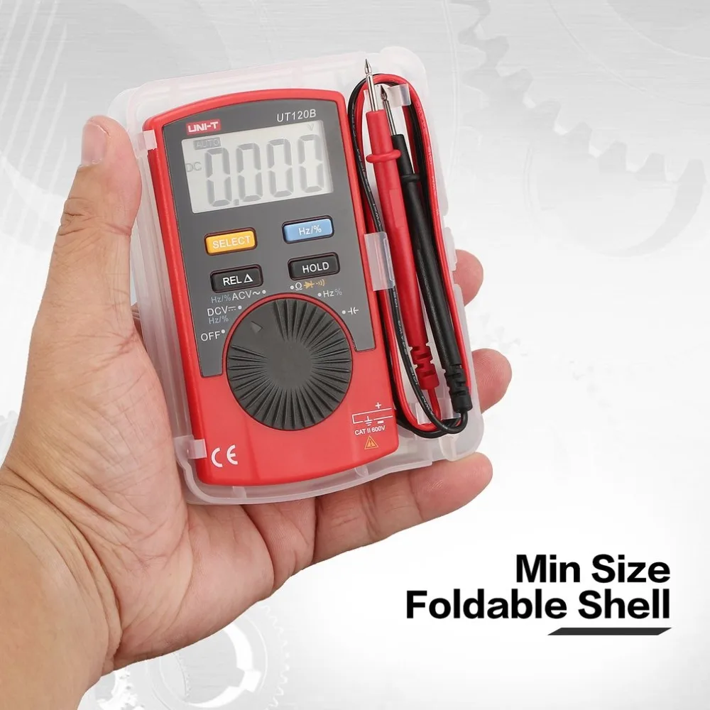 UNI-T UT120A/B/C Tester Digital Multimeter Pocket Handle Auto Range DC ...