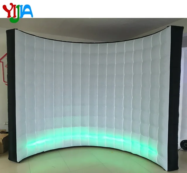 Wedding, party backdrop 10ft*8ft inflatable LED wall white color ...