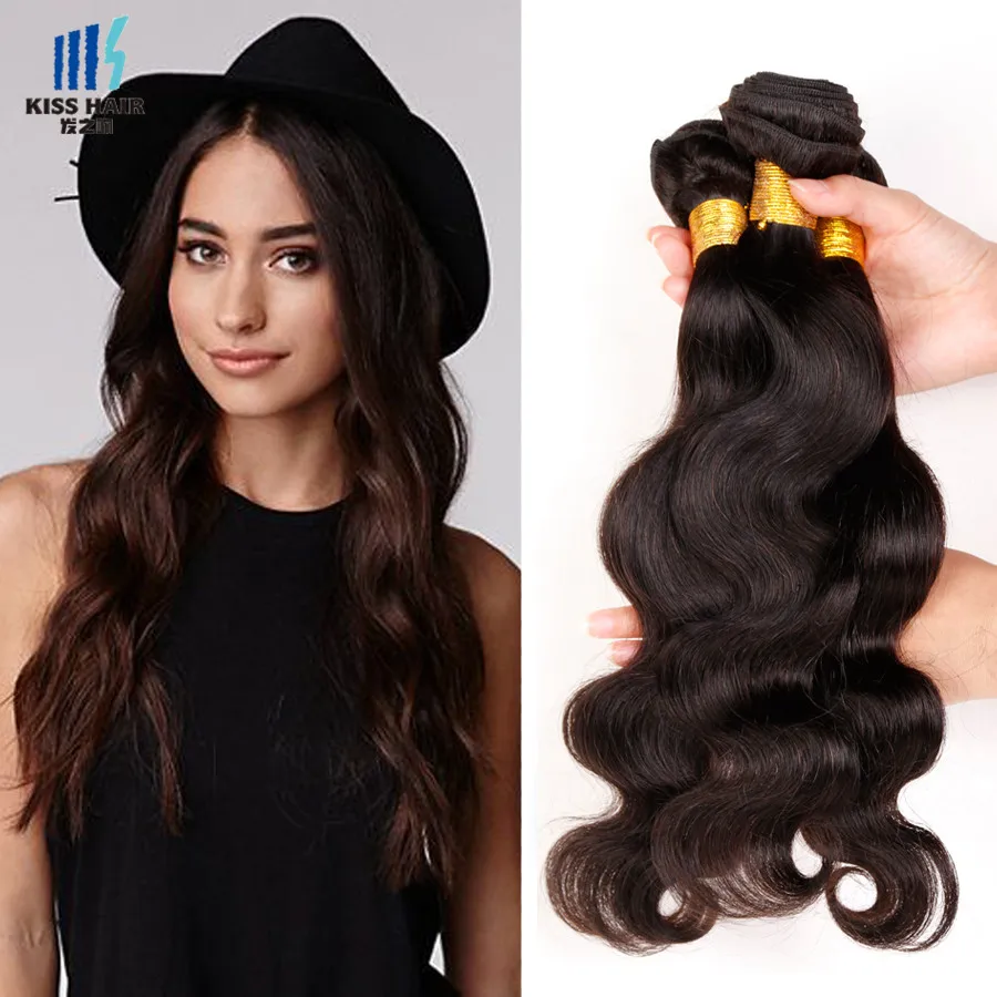 Indian Body wave 3 Bundle Raw Virgin Indian Hair Body Wave Color 2 4 ...
