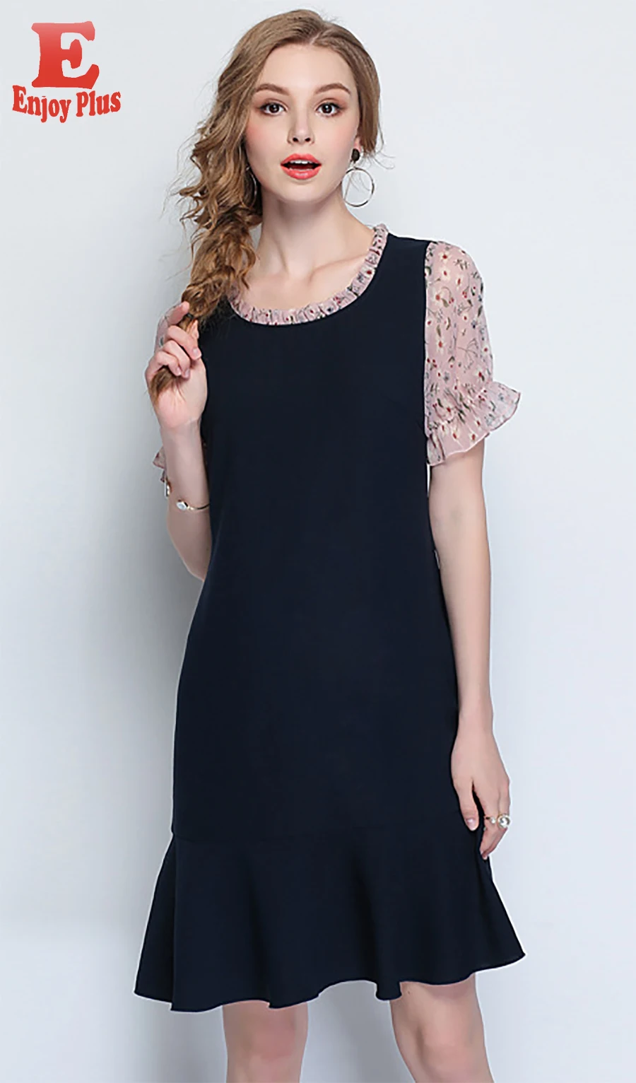 L XL XXL 3XL 4XL 5XL plus size elegant new summer 2018 women dress ...
