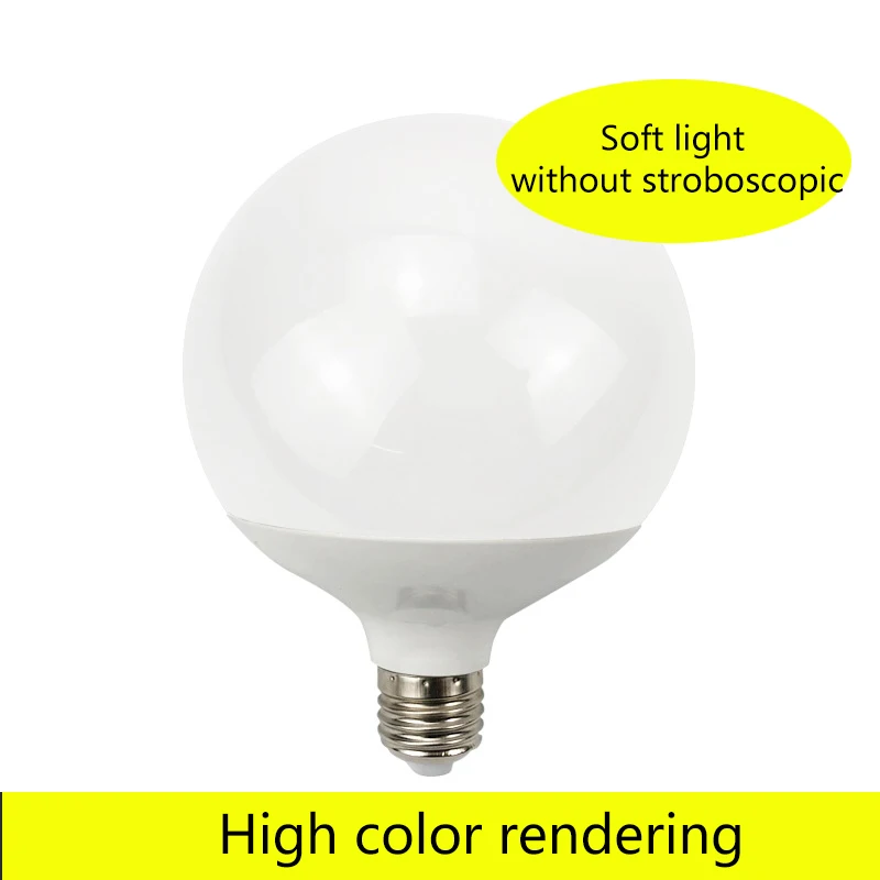 Bombilla LED E27 G125 G150, lámpara grande de 15W, 18W y 24W ...