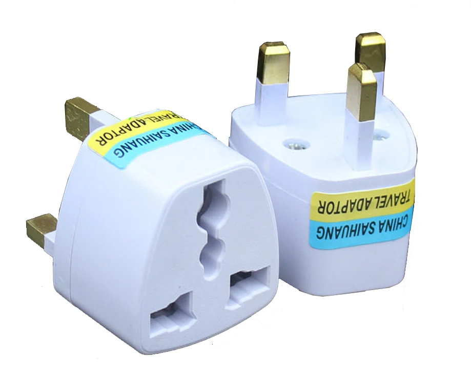 F00172 1PC AU US EU to UK Universal 3 Pin AC Power Plug Travel ...