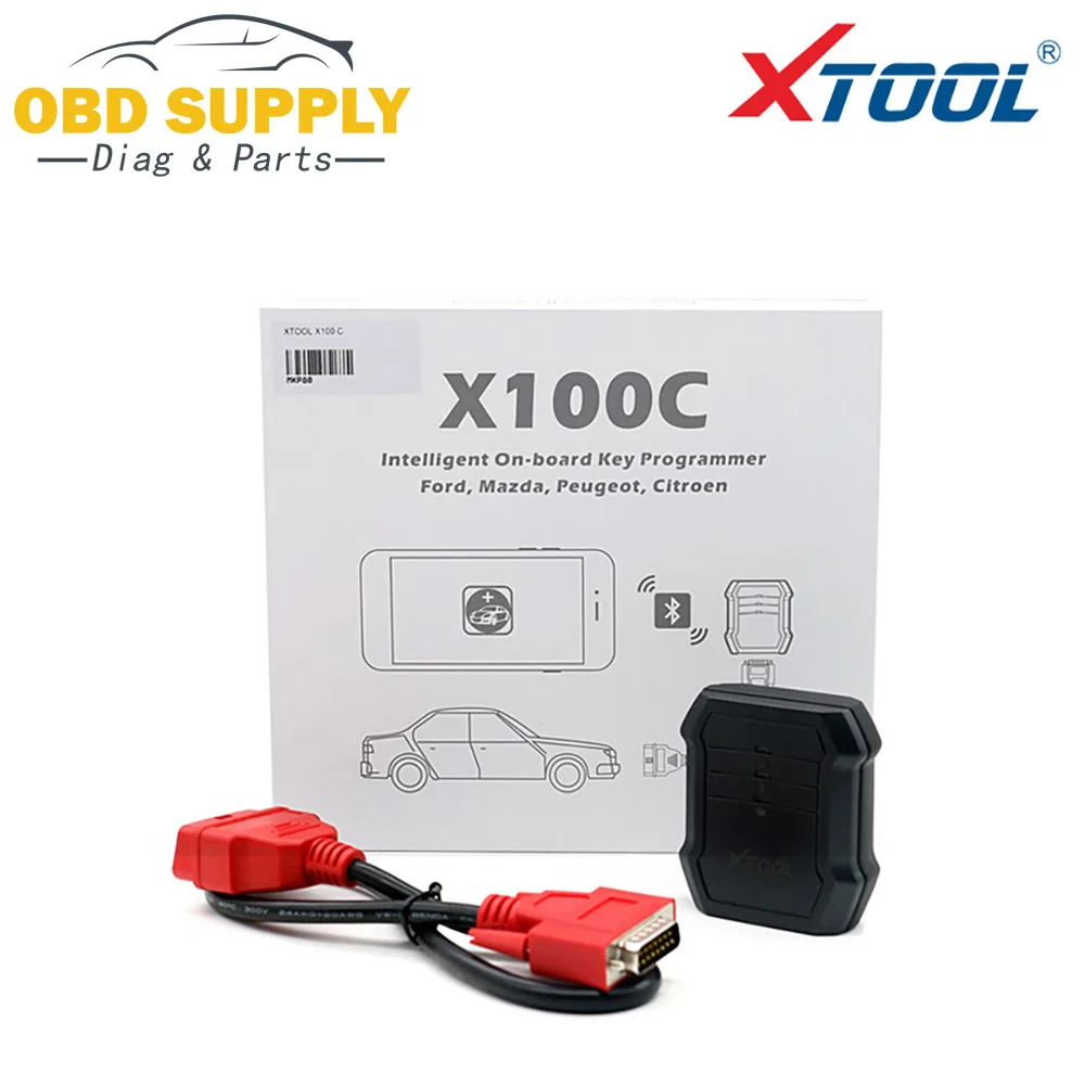 XTOOL X100C Auto Key Programmer for Ford/Mazda/Peugeot/Citroen 4 in 1 ...