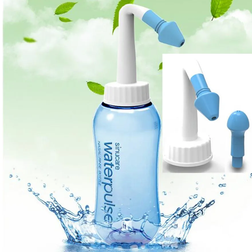 Rinse System Clean Allergies Nasal Pressure Nose Wash Sinus Neti Pot ...